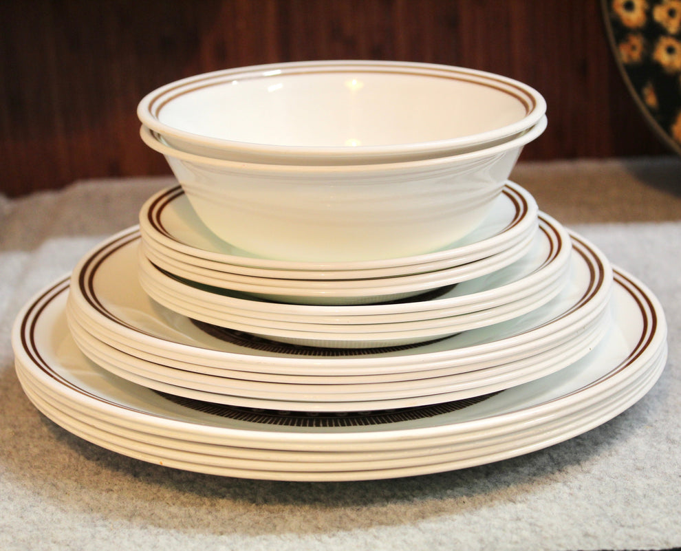 21 Pieces Lot | Rare 1970s Batik Pattern Vintage Corelle Dinnerware Se ...